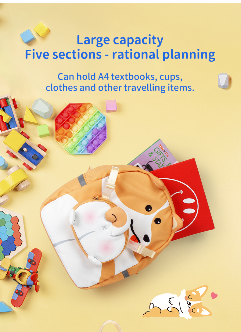 TWO IN ONE SCHOOL BACKPACK